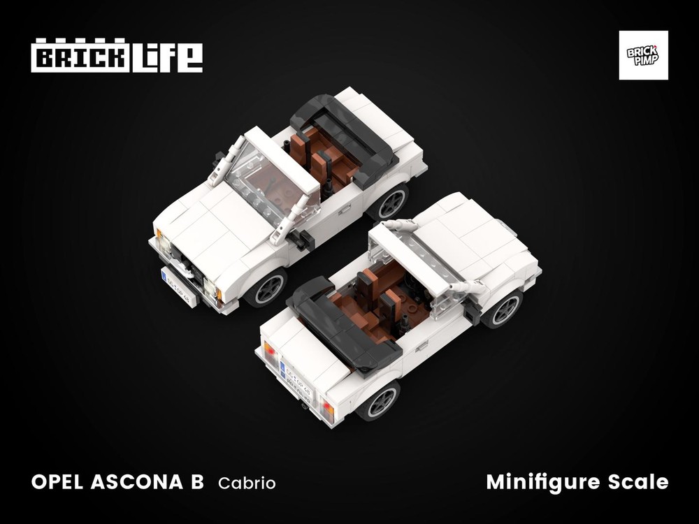 Lego Moc Opel Ascona B Cabrio By Brick Pimp Rebrickable Build