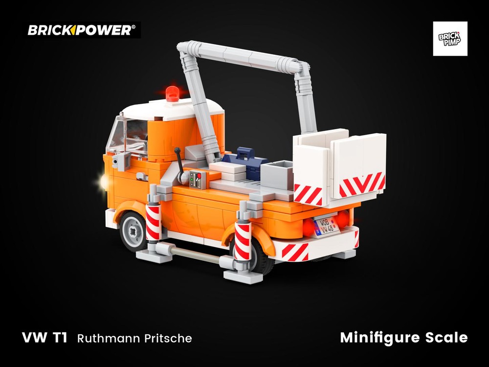 Lego Moc Vw T1 Ruthmann Pritsche By Pribri Rebrickable Build With