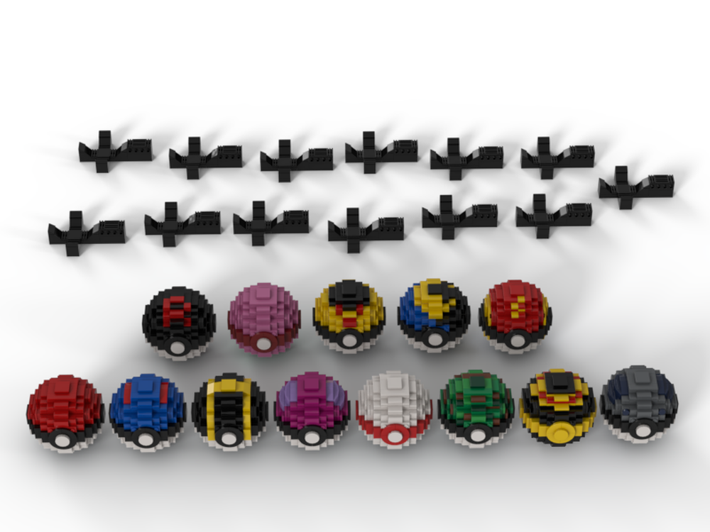 LEGO MOC Pokemon Pokeball Collection by Jedi Plb | Rebrickable - Build ...