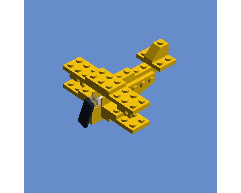 Lego Moc Biplane By Mrcin Rebrickable Build With Lego