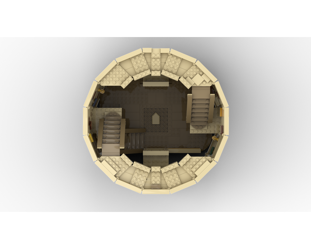 LEGO MOC Tower With Moving Stairs - Magic School Modular MOCs Part 6 by ...