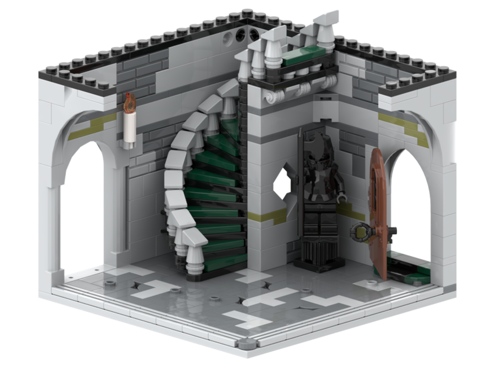 LEGO MOC The Grand Staircase 2/2 The Dungeon Access by Fancy Bricks ...