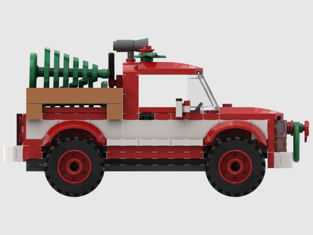 Lego Moc Christmas Truck Moc 76946 By Docgeoffyjones Rebrickable