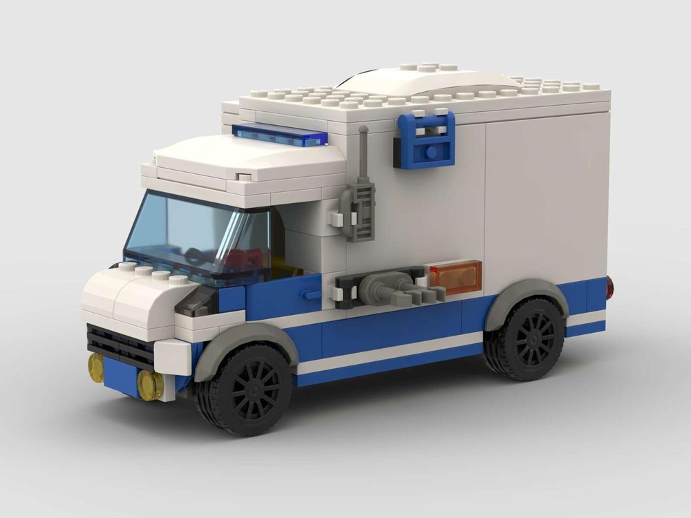 LEGO MOC Police truck by lambohb2021 | Rebrickable - Build with LEGO