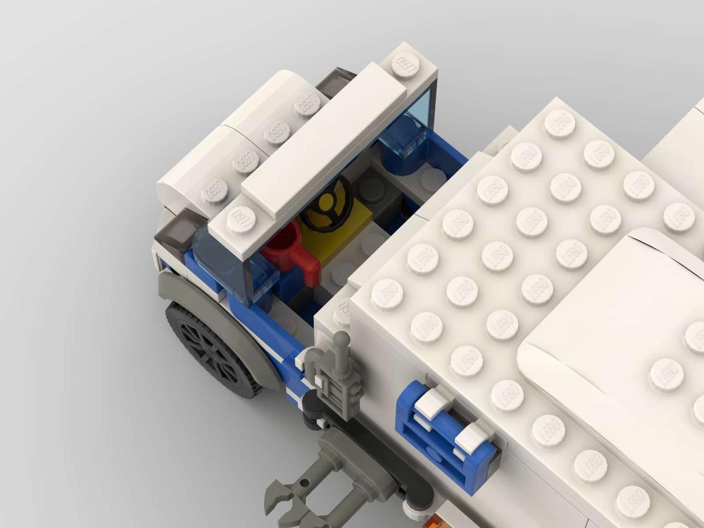 LEGO MOC Police truck by lambohb2021 | Rebrickable - Build with LEGO