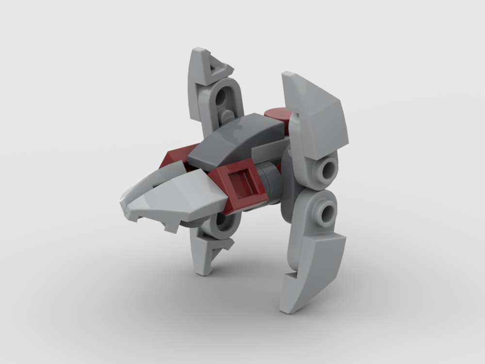 LEGO MOC micro scale v wing starfighter by Lego_things_and_stuff ...