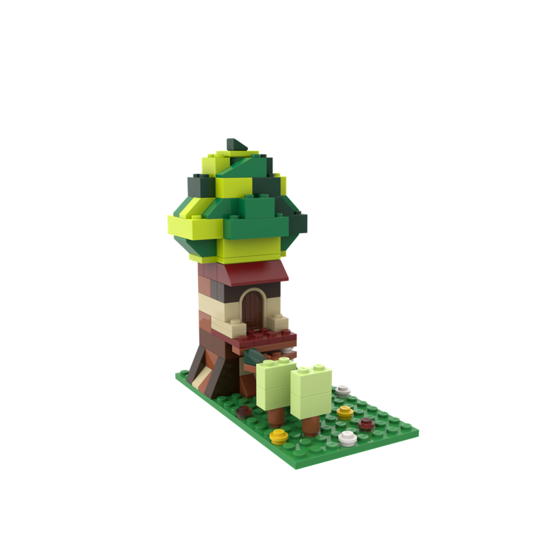 LEGO MOC-134238 10696: Tree House by BrickAlchemist | Rebrickable ...