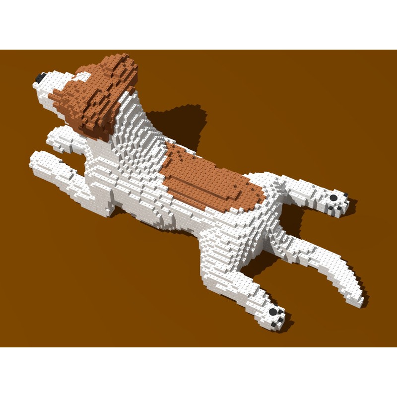 LEGO MOC Dog Jack Russell Terrier by PetProject | Rebrickable - Build ...