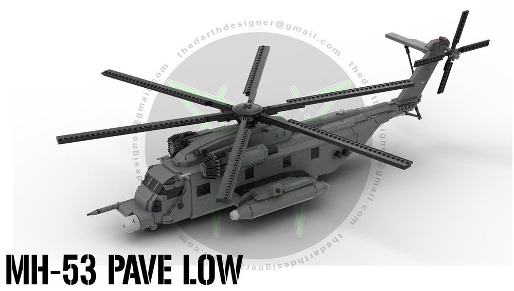 LEGO MOC-134252 Sikorsky MH-53 Pave Low | 1/35 Scale by DarthDesigner ...