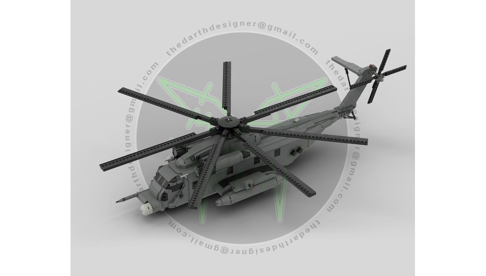 LEGO MOC Sikorsky MH-53 Pave Low | 1/35 Scale by DarthDesigner ...