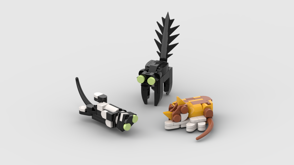 LEGO MOC Cats 2 by T.Bus | Rebrickable - Build with LEGO