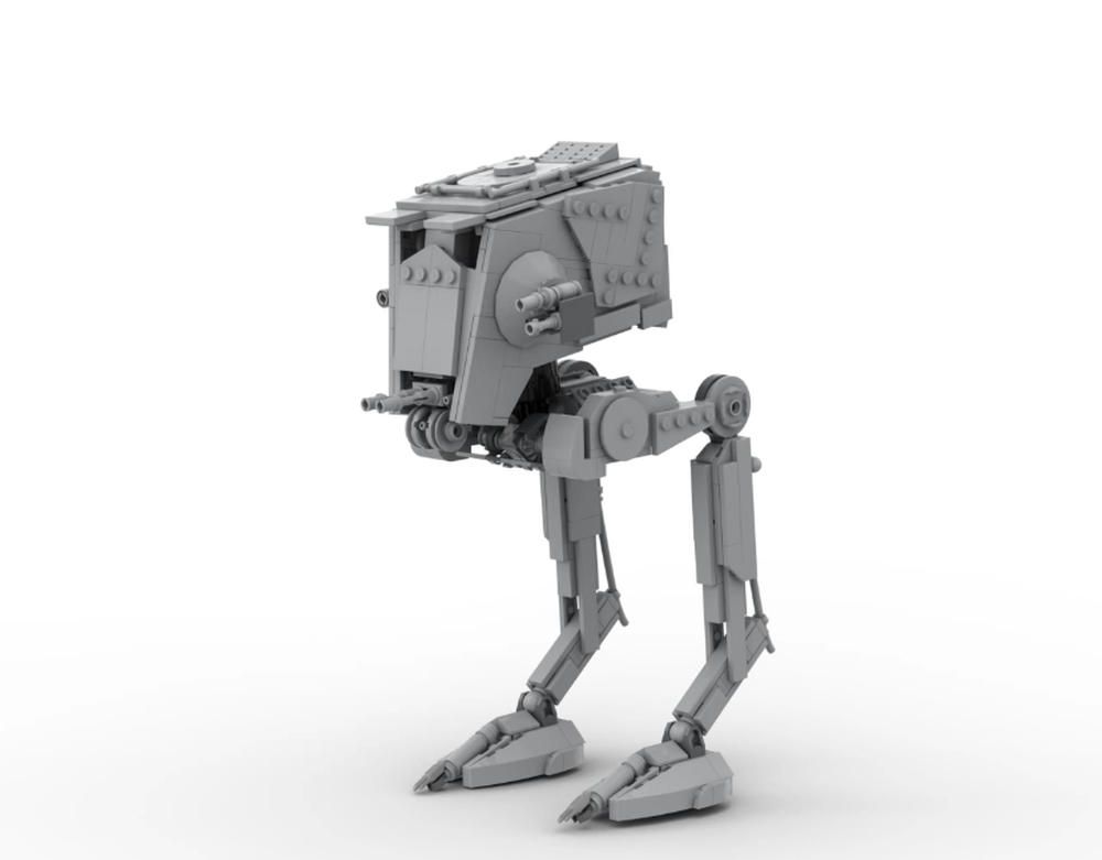 LEGO MOC Imperial AT-ST by LDD_Modelmaker | Rebrickable - Build with LEGO