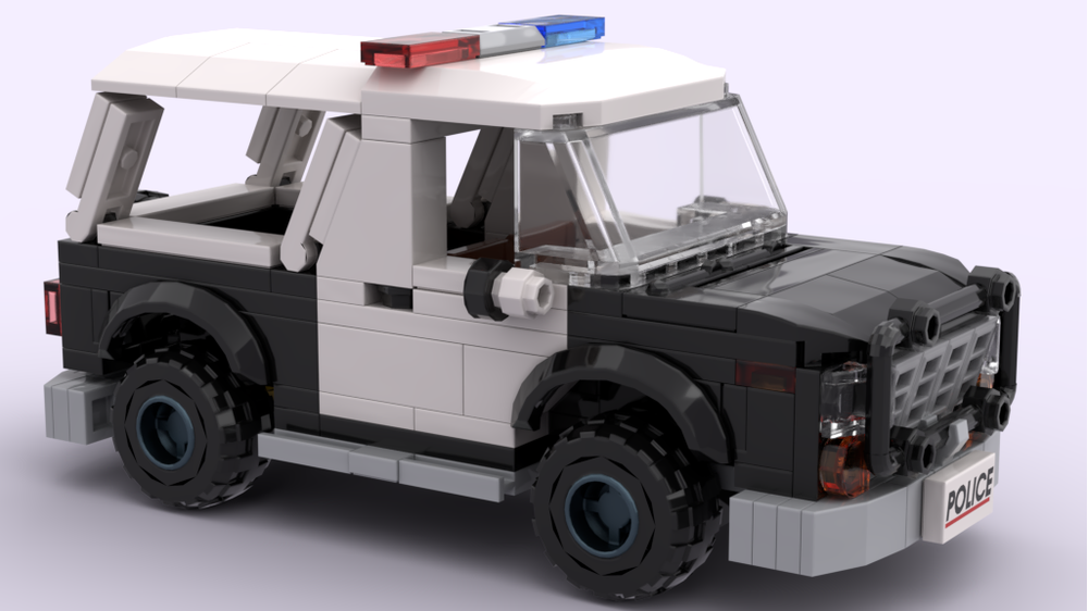 Lego Moc Ford Bronco Sherriff By Artifice Rebrickable Build With Lego
