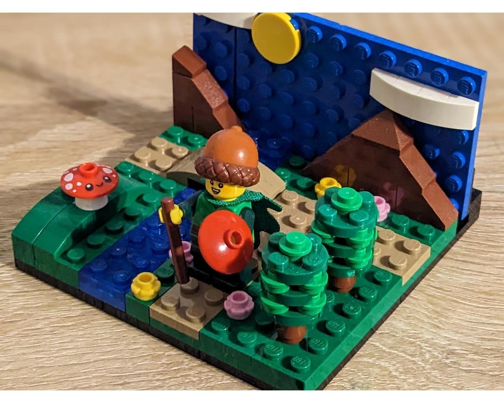 Lego Moc Forest Elf Biome By Techydad Rebrickable Build With Lego