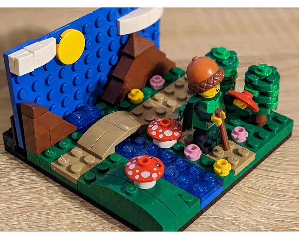 Lego Moc Forest Elf Biome By Techydad Rebrickable Build With Lego
