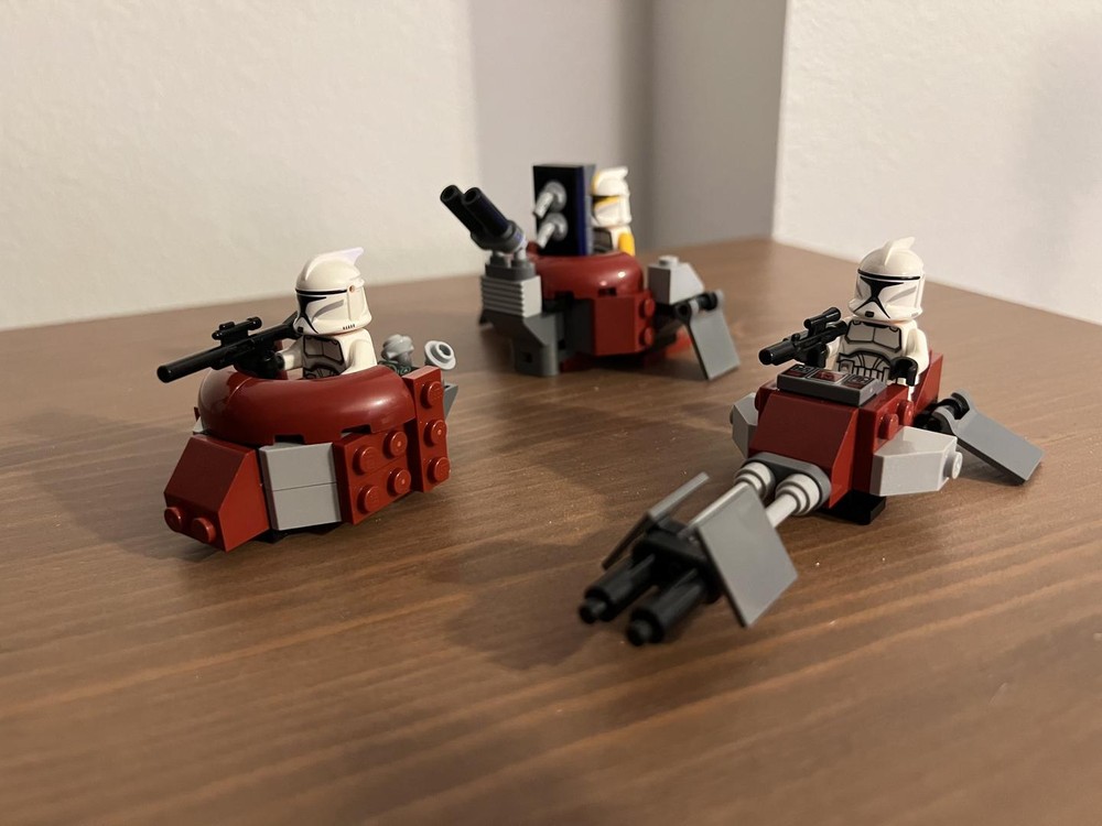 LEGO MOC Clone Troopers Battle Pack (7655) Inspired Alt. Build for 2x ...