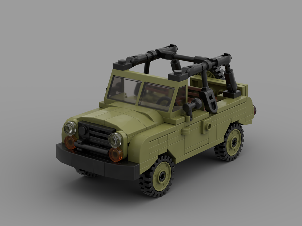 Lego Moc Ussr Uaz 469 By Kerinxiang Rebrickable Build With Lego