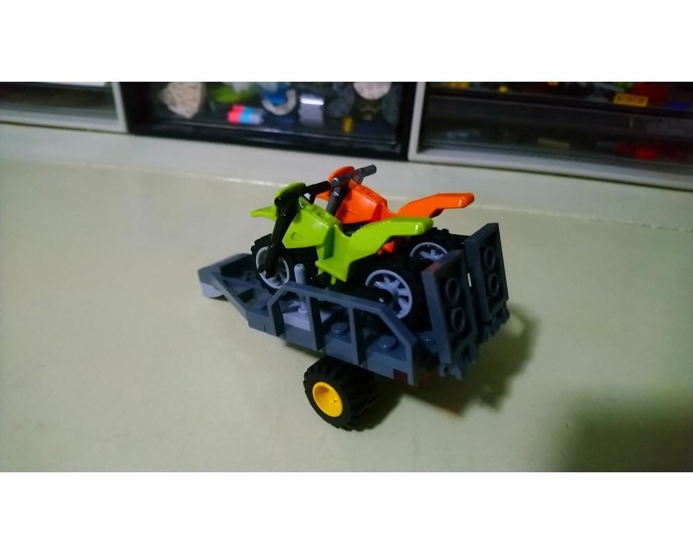 Lego Moc Twin Bike Trailer By Darkchylde Rebrickable Build With Lego