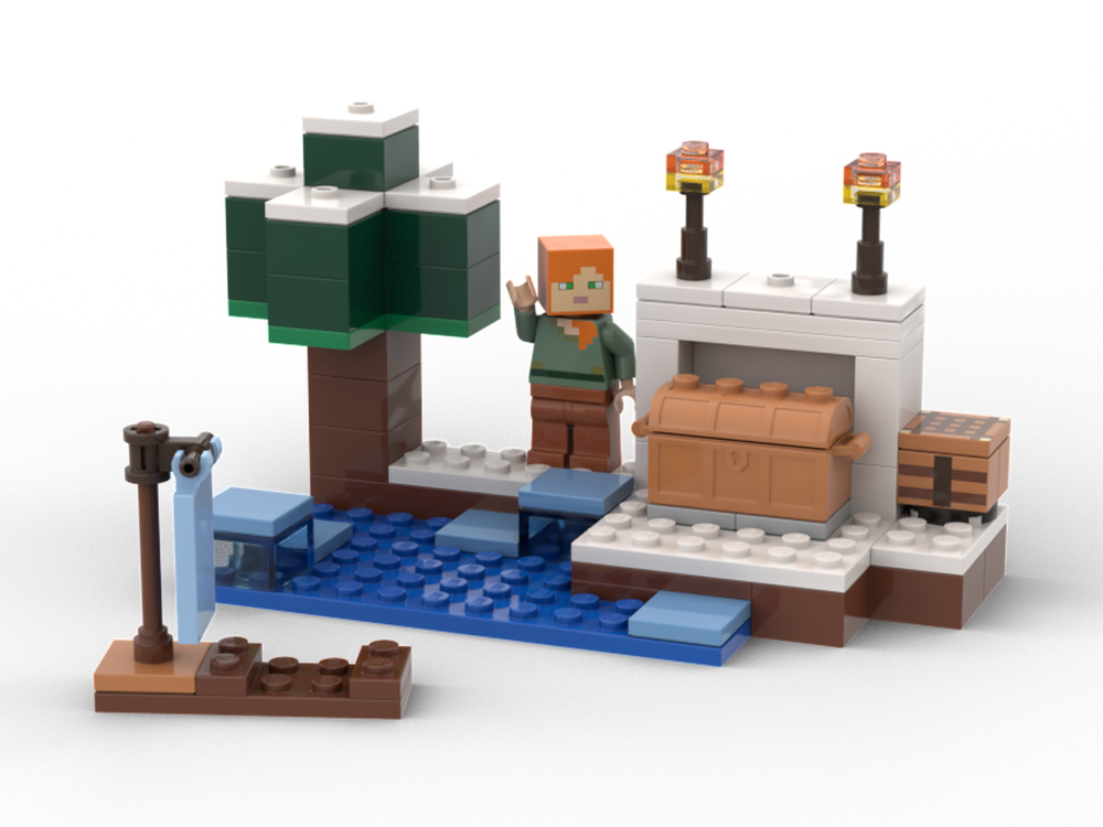 LEGO MOC Minecraft Fishing Outpost & Fishing Boat by karemels ...