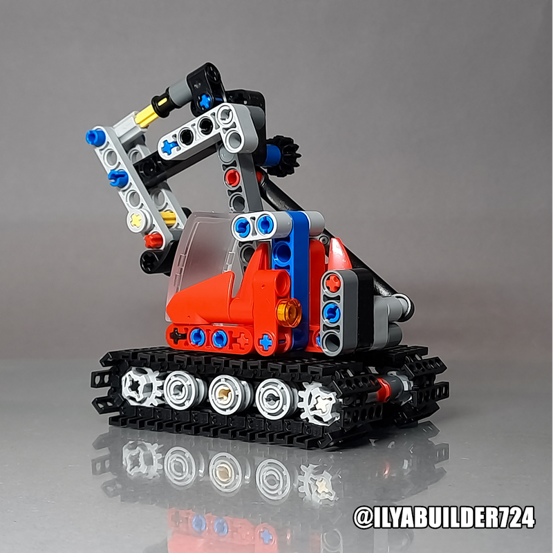 LEGO MOC 42148 Excavator by ilyabuilder724 | Rebrickable - Build with LEGO