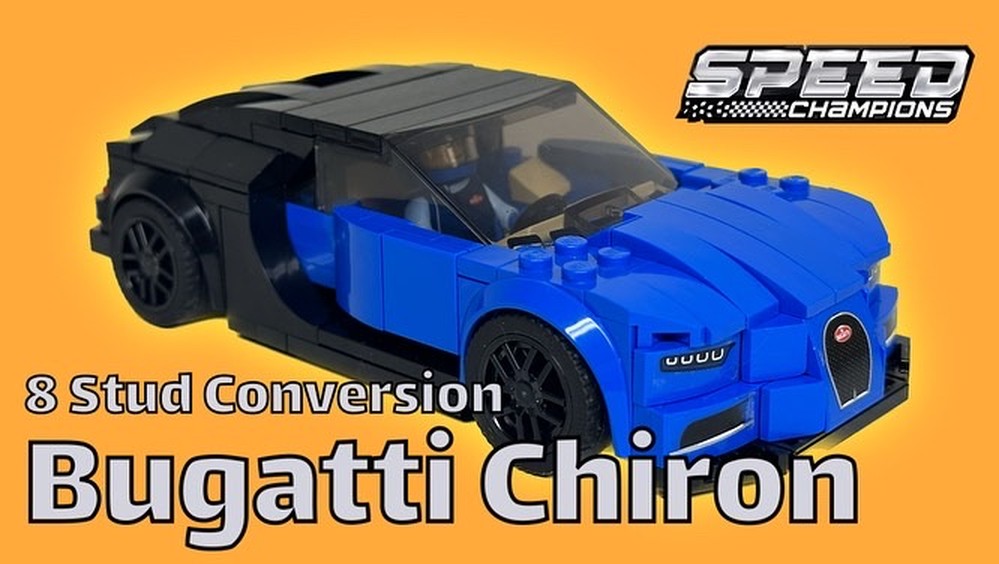 LEGO MOC Bugatti Chiron 8 Stud Wide by Svenalfred | Rebrickable - Build ...
