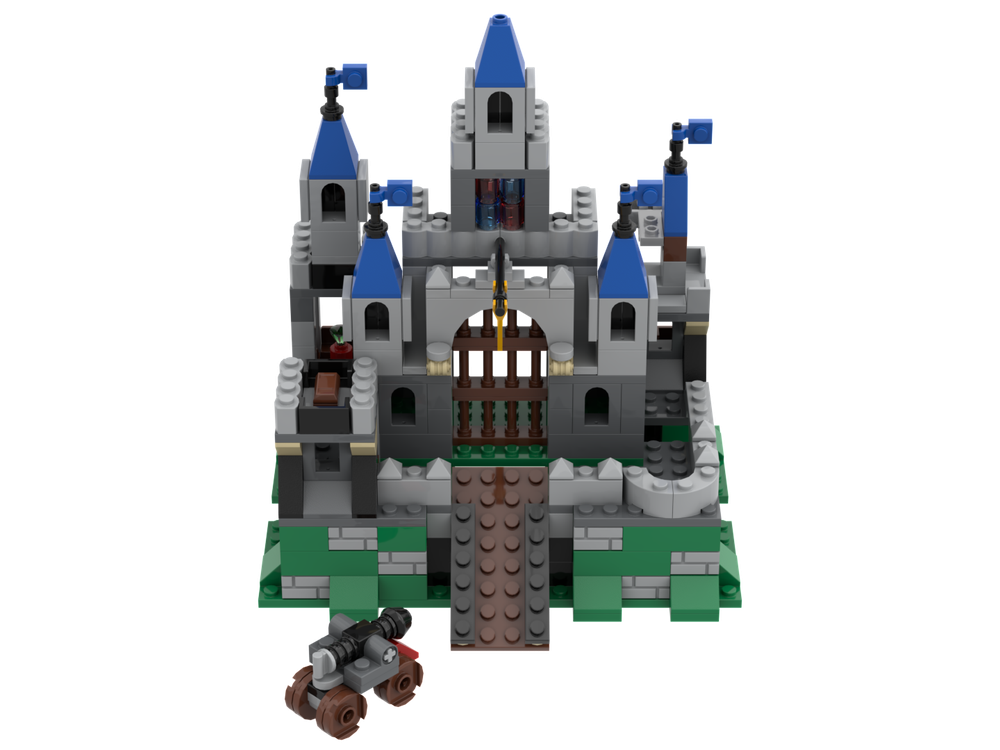 LEGO MOC Microscale King Leo's Castle by zeegiraf | Rebrickable - Build ...