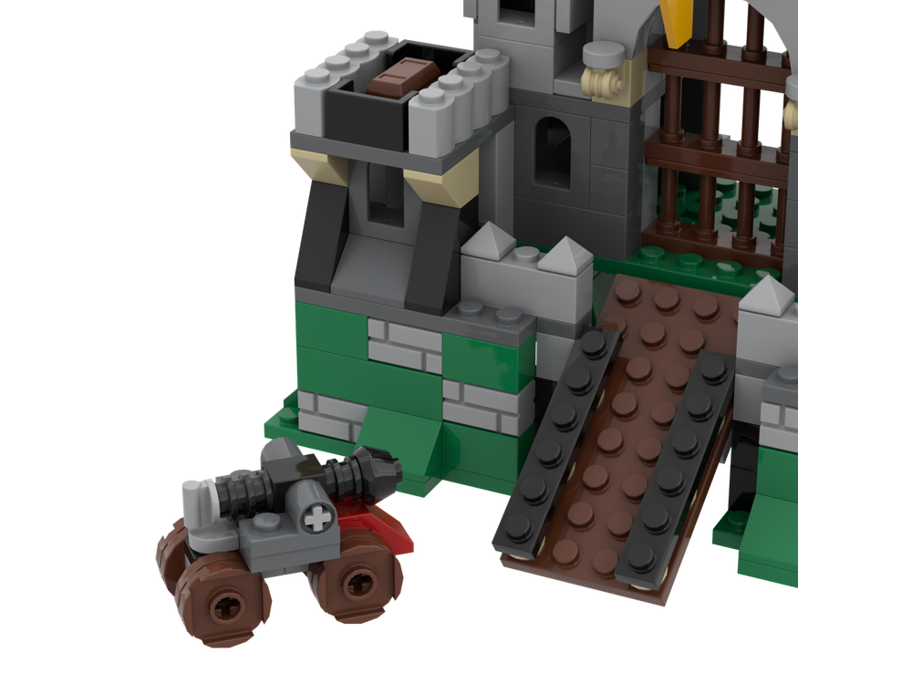 Lego Moc Microscale King Leos Castle By Zeegiraf Rebrickable Build