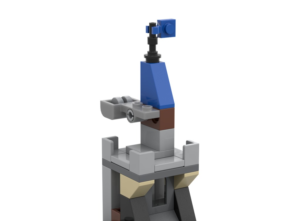 Lego Moc Microscale King Leos Castle By Zeegiraf Rebrickable Build