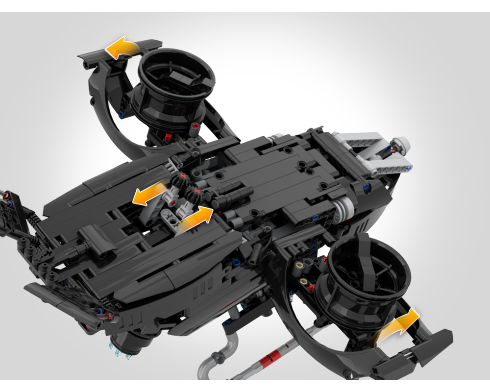 LEGO MOC 42127 Batjet VTOL by mirrorbricks | Rebrickable - Build with LEGO