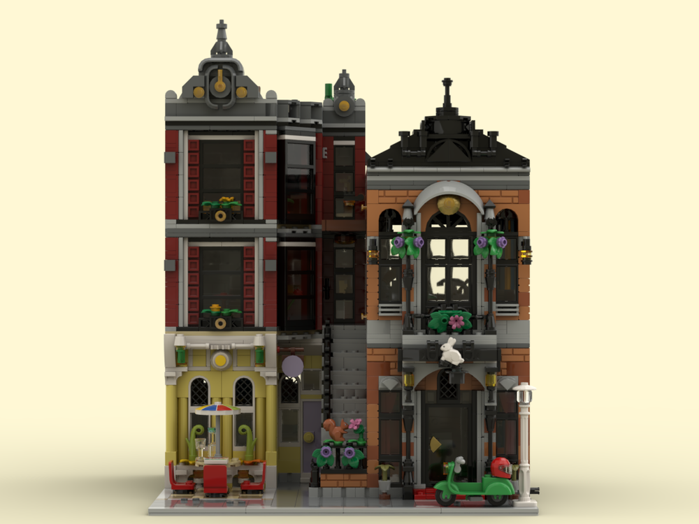 LEGO MOC Downtown Magic Shop - Alternate Design of Set 10312 by Brick ...