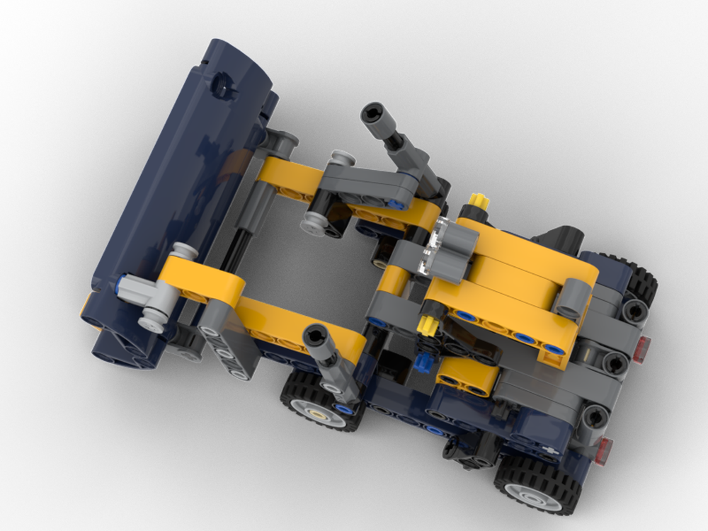 Lego Moc 42147 Wheel Loader By Hoppepe Rebrickable Build With Lego