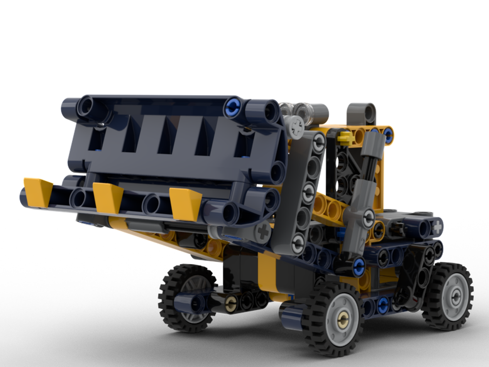 Lego Moc 42147 Wheel Loader By Hoppepe Rebrickable Build With Lego