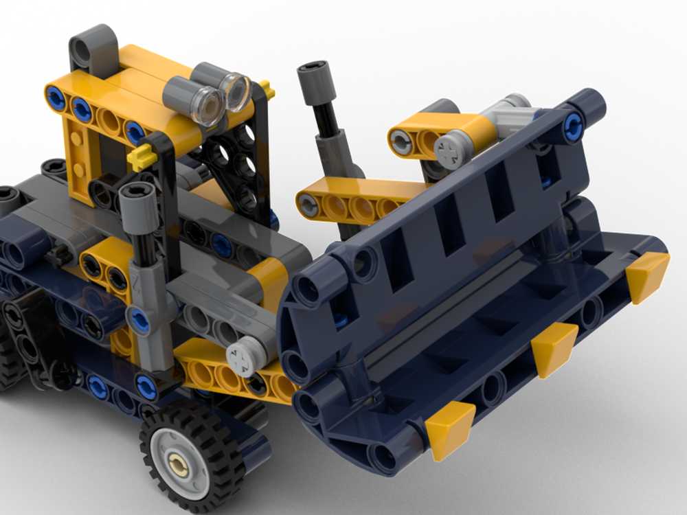 Lego Moc 42147 Wheel Loader By Hoppepe Rebrickable Build With Lego