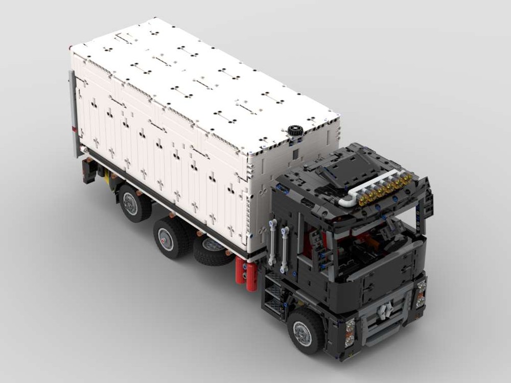 Lego Moc Renault Magnum Solo With Lift By Donsantos Rebrickable