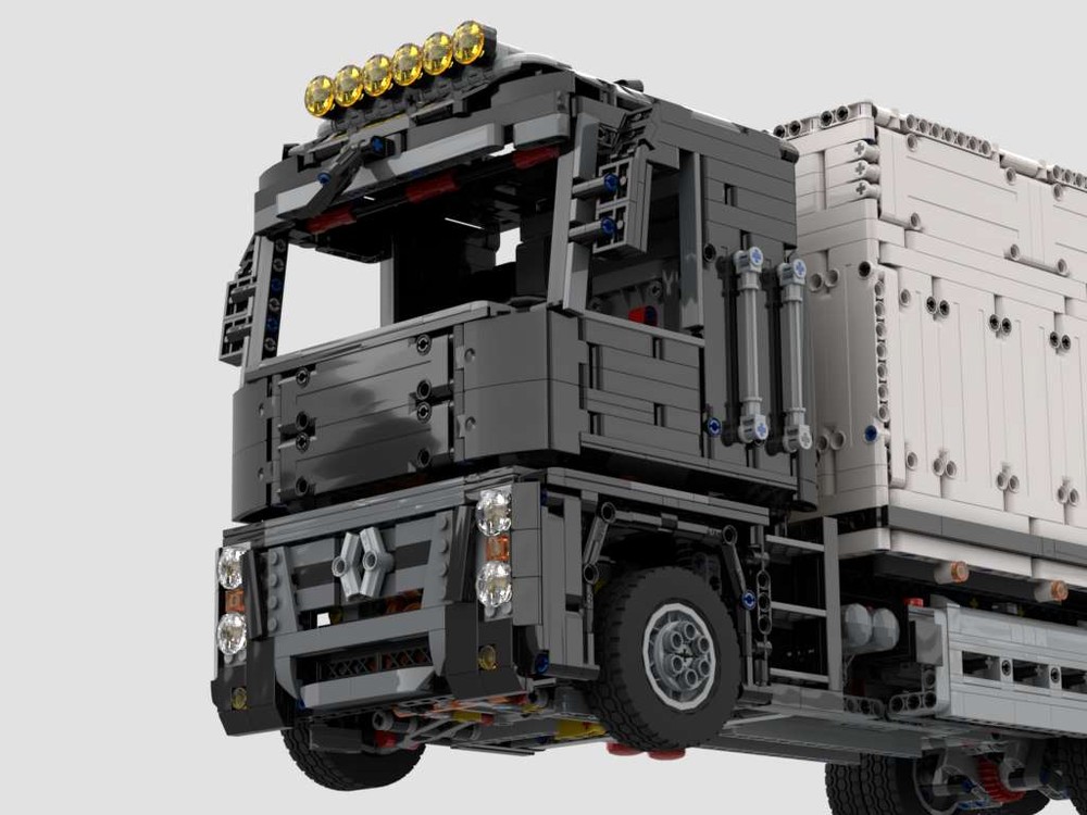 Lego Moc Renault Magnum Solo With Lift By Donsantos Rebrickable