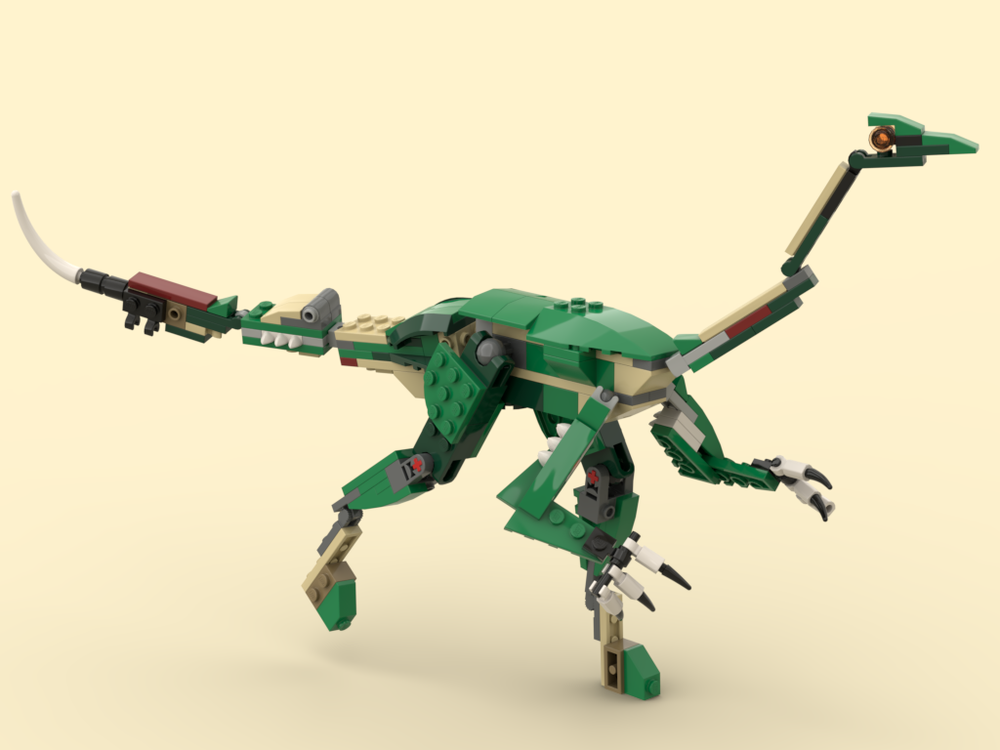 LEGO MOC 31058 ornithomimid dinosaur by Ambrosino | Rebrickable - Build ...