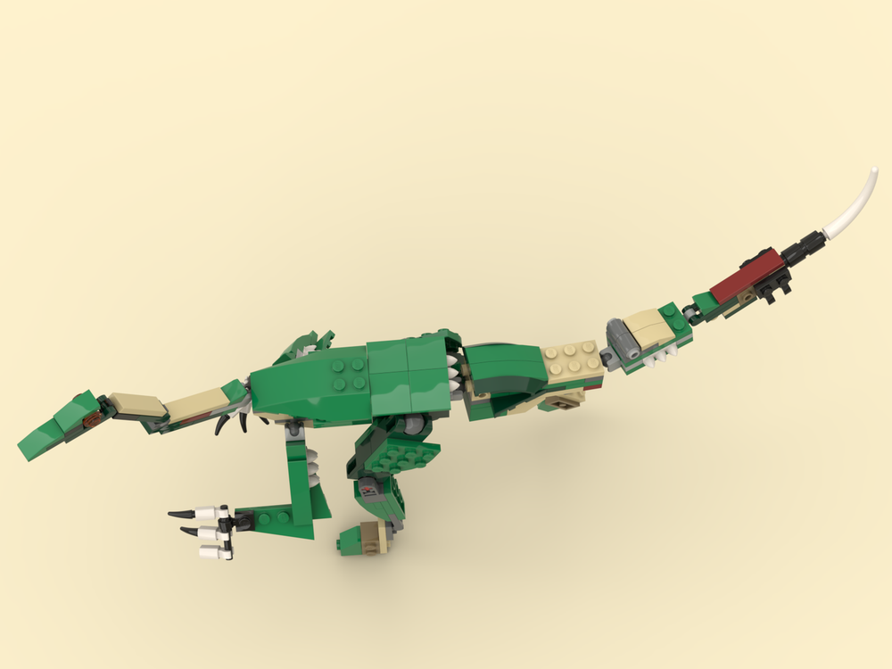 Lego Moc 31058 Ornithomimid Dinosaur By Ambrosino Rebrickable Build