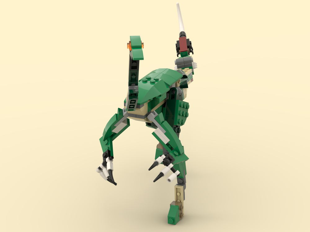 Lego Moc 31058 Ornithomimid Dinosaur By Ambrosino Rebrickable Build