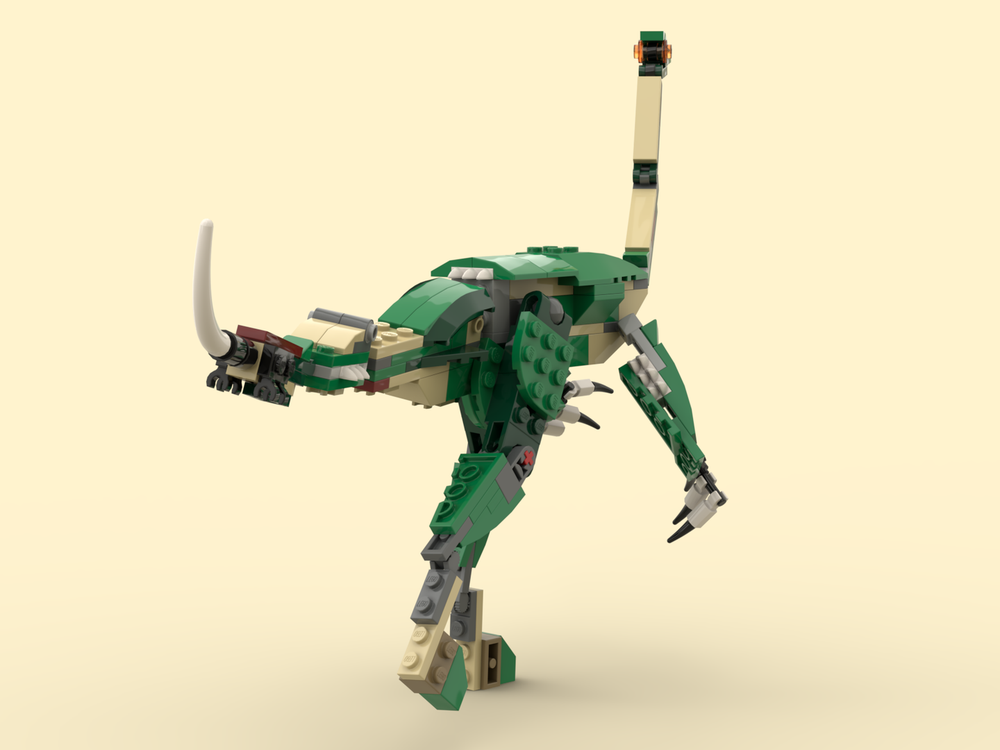 Lego Moc 31058 Ornithomimid Dinosaur By Ambrosino Rebrickable Build