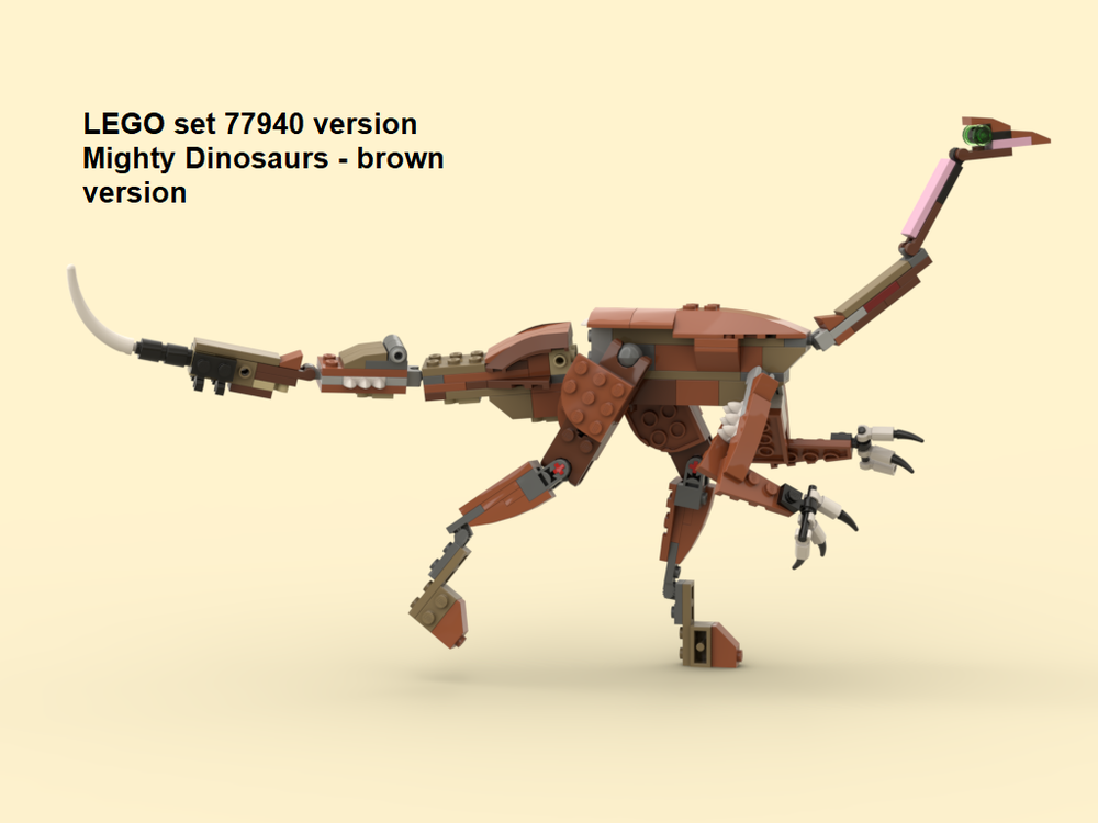 Lego Moc 31058 Ornithomimid Dinosaur By Ambrosino Rebrickable Build