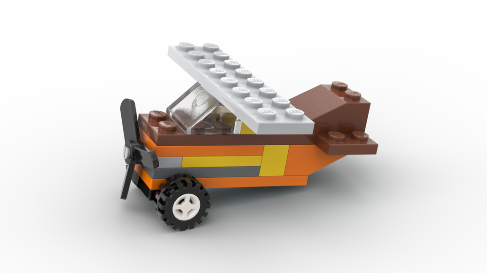 LEGO MOC 11018 Plane by Lenarex | Rebrickable - Build with LEGO