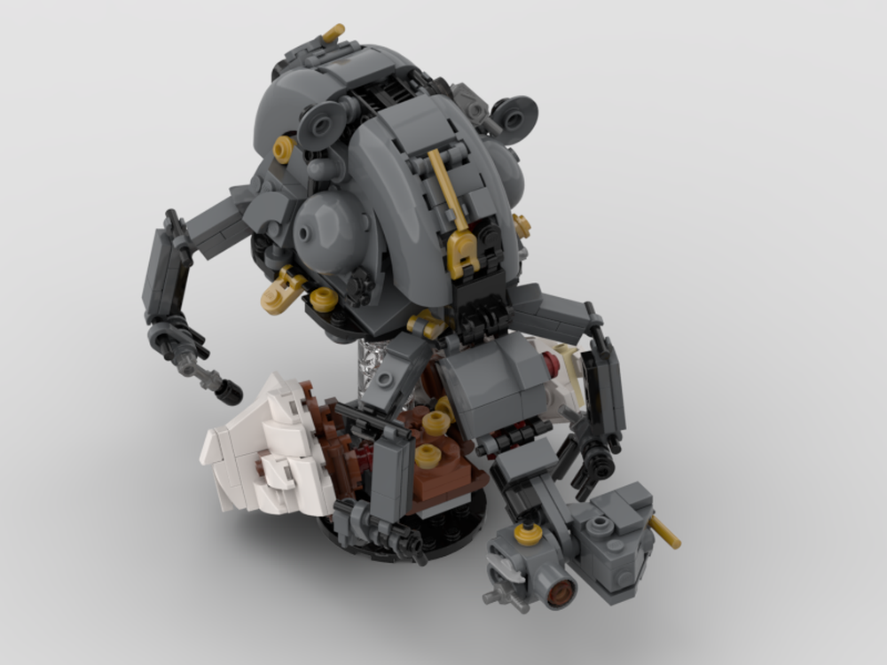 Lego Moc Asteroid Mining Space Craft By T53k Rebrickable Build With