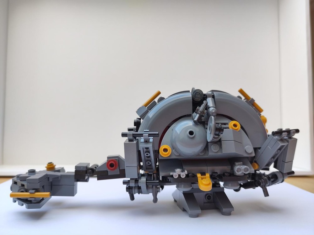 Lego Moc Asteroid Mining Space Craft By T53k Rebrickable Build With
