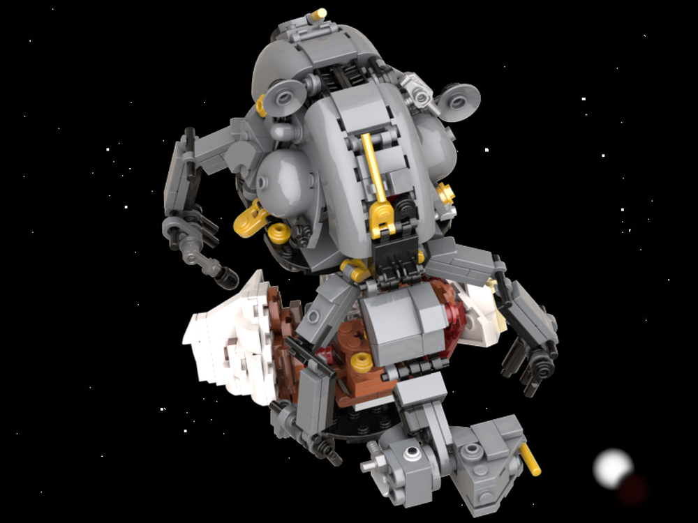 LEGO MOC asteroid-mining-space-craft by t53k | Rebrickable - Build with ...