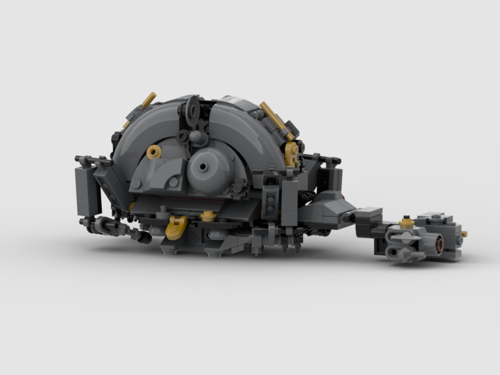 Lego Moc Asteroid Mining Space Craft By T53k Rebrickable Build With