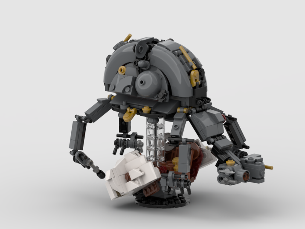 Lego Moc Asteroid Mining Space Craft By T53k Rebrickable Build With
