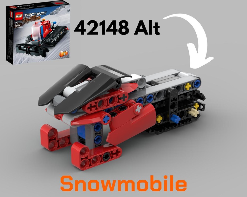 LEGO MOC 42148 Snowmobile by mic8per | Rebrickable - Build with LEGO