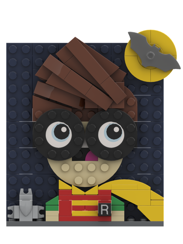 LEGO MOC Robin: brick sketch by Daddyniemi | Rebrickable - Build with LEGO