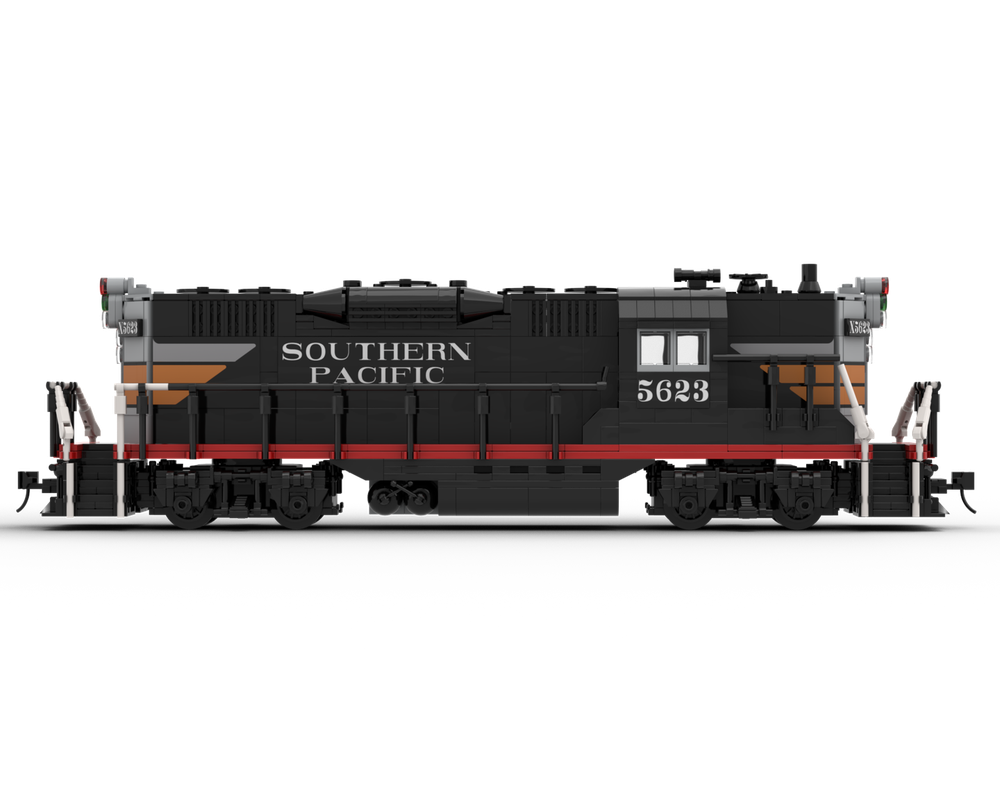 LEGO MOC Southern Pacific GP9 (Black Widow) by Yellow.LXF | Rebrickable ...