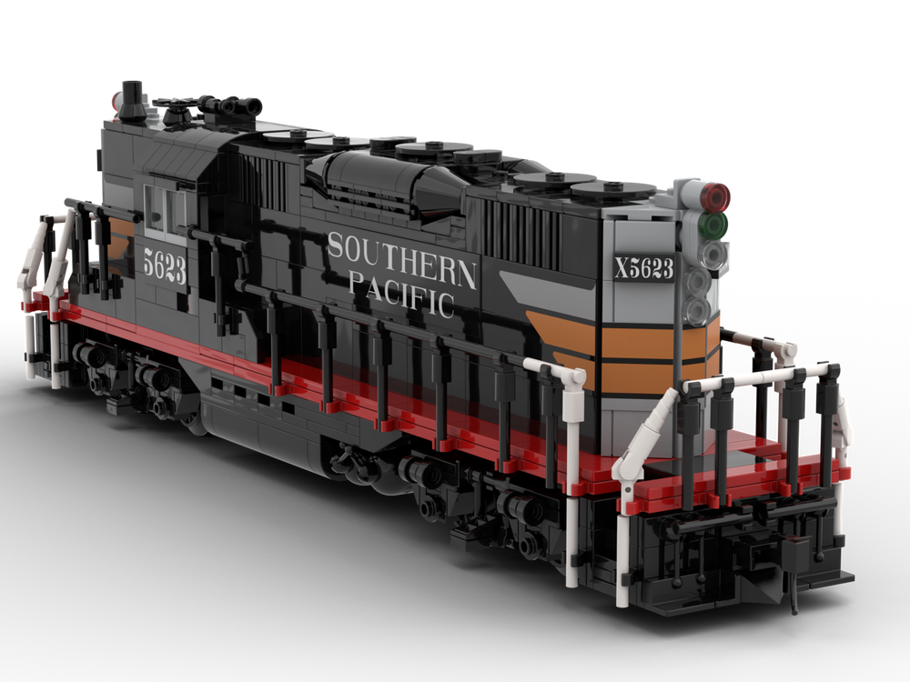 LEGO MOC-134414 Southern Pacific GP9 (Black Widow) by Yellow.LXF ...
